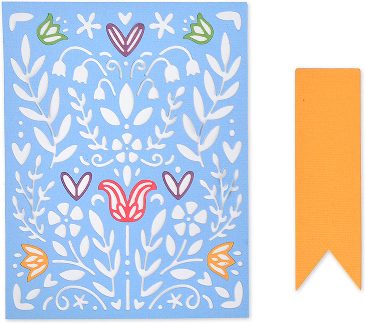 Sizzix Thinlits Snijmal - Folk Kunst Stencil - 7 stuks | bol.com