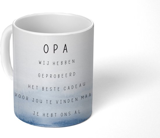 Mok - Koffiemok - Vaderdag - Opa cadeau - Spreuken - Het beste cadeau - Quote - Mokken... | bol
