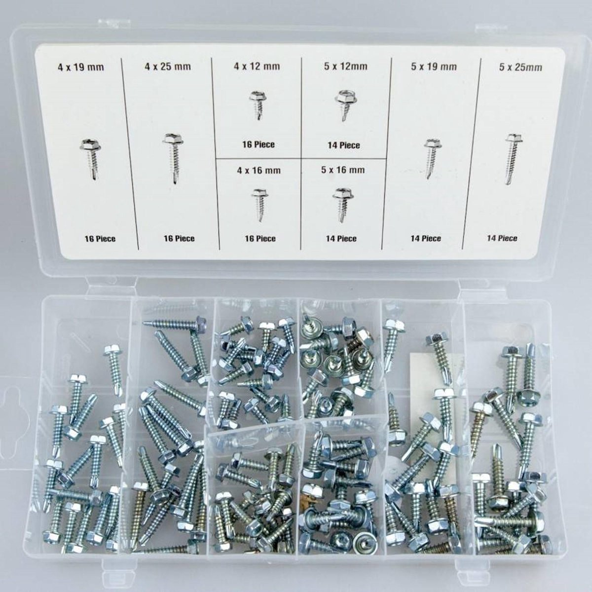 Benson Zelftappers - Tapschroeven in Assortimentsbox - 120 delig | bol