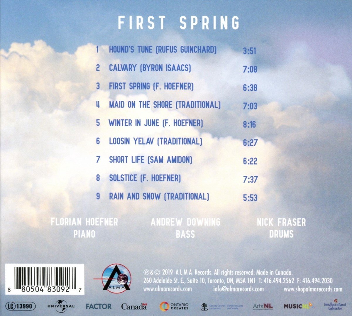 Florian Höfner Trio - First Spring (CD), Florian Höfner Trio | CD ...