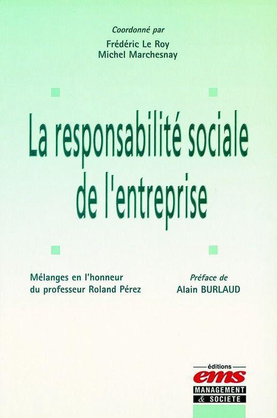 Gestion en Liberté - La responsabilité sociale de l'entreprise (ebook), Frederic le... | bol