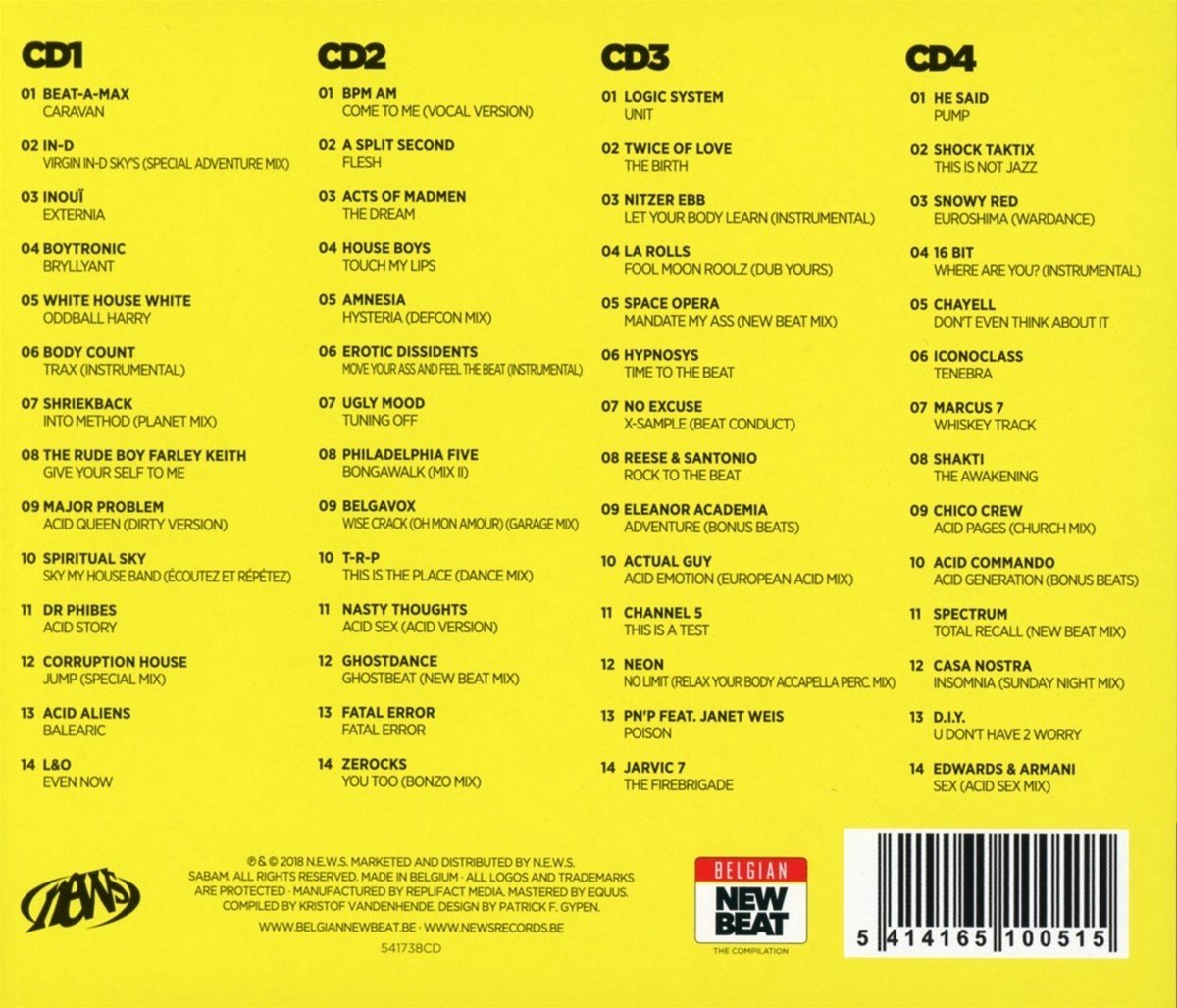 Belgian New Beat (CD), various artists | CD (album) | Muziek | bol.com