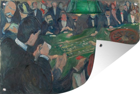 Tuinposter - Tuindoek - Tuinposters buiten - At the Roulette Table in ...