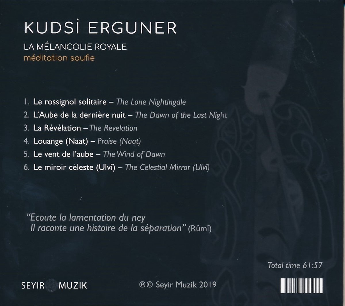 Kudsi Erguner - La Melancolie Royale (CD), Kudsi Erguner | Muziek | bol