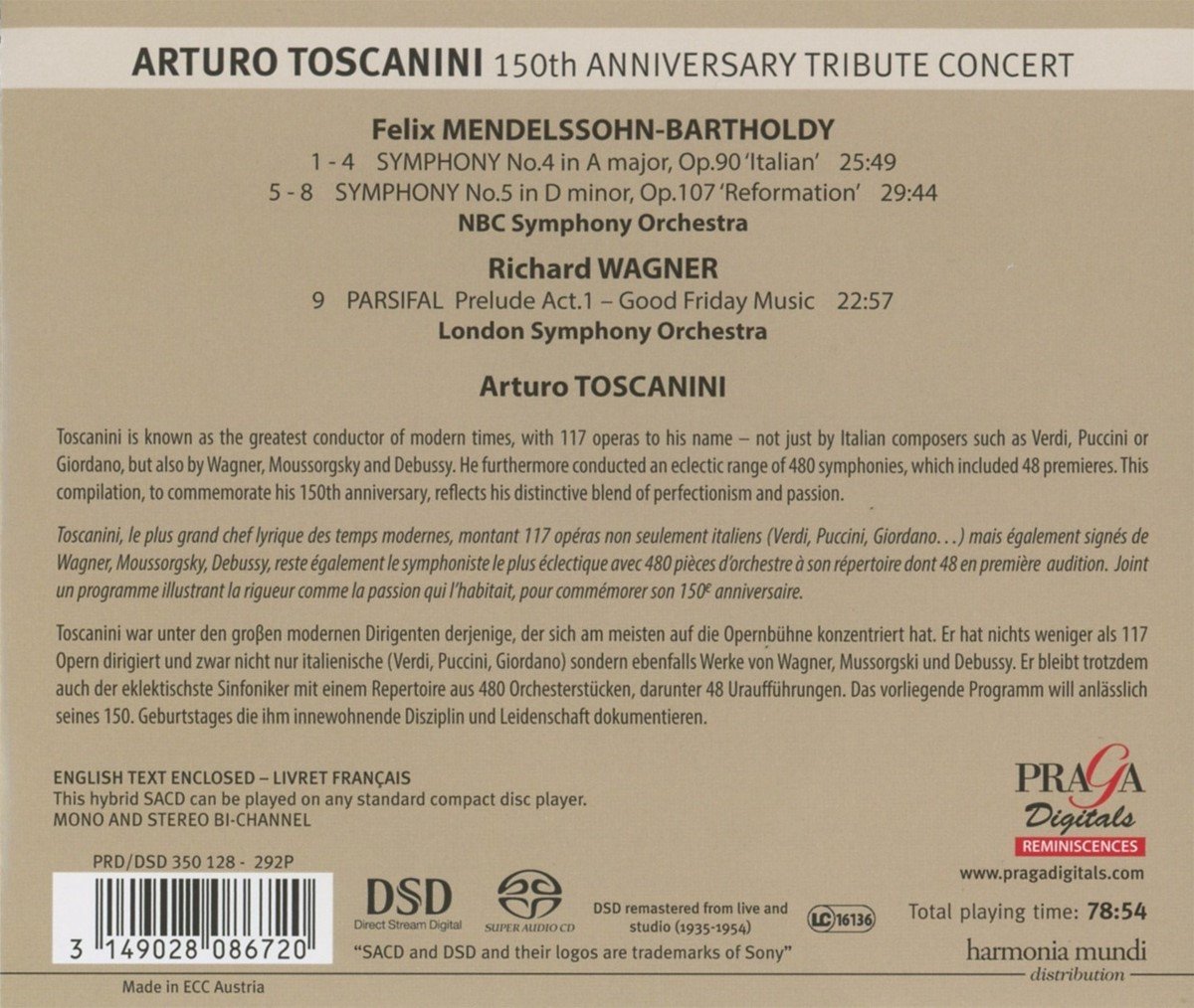 NBC Symphony Orchestra & London Symphony Orchestra - Mendelssohn ...