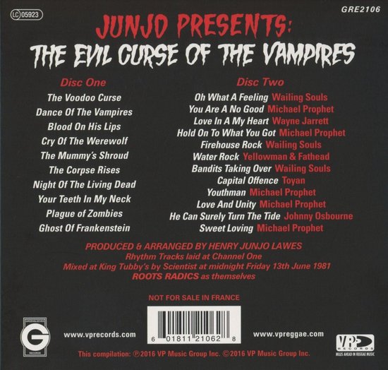 Henry Junjo Lawes - Junjo Presents The Evil Curse Of Th (CD), Scientist ...