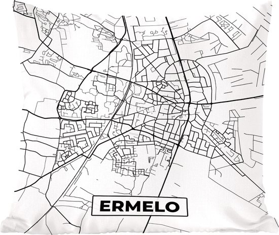 Kaart - Ermelo - Zwart - Wit | bol.com