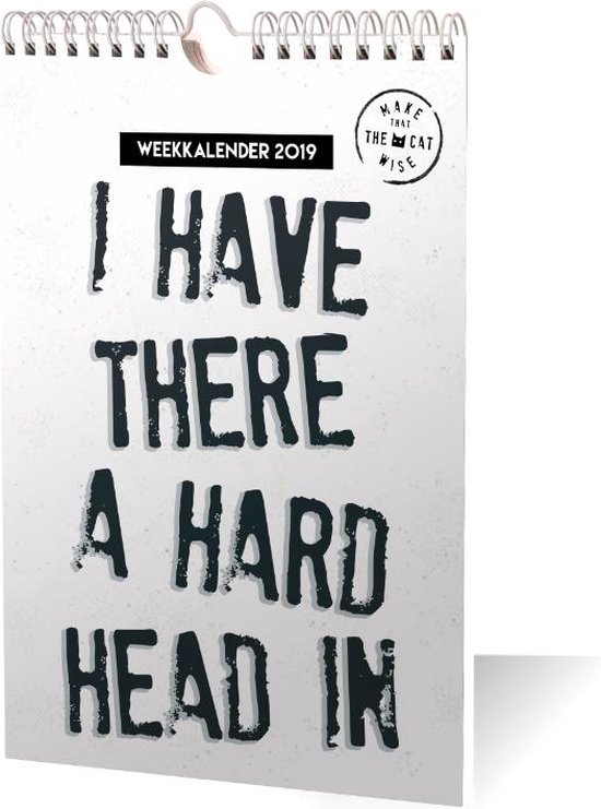 Weekkalender Make that the cat wise 2019 - Interstat | bol.com