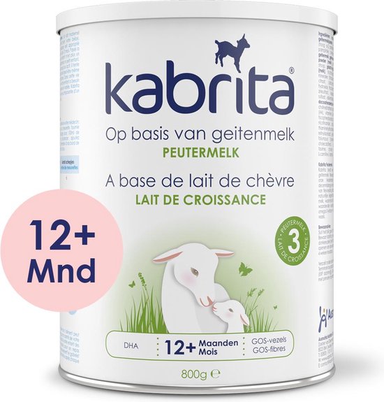 Kabrita 3 Peutermelk - Geitenmelk Flesvoeding vanaf 12 maanden - 800g | bol