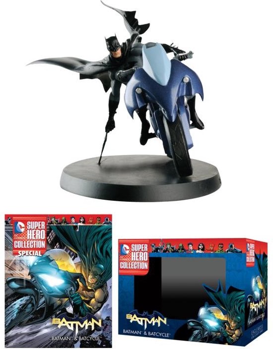 Batman & Batcycle DC Comics Super Hero Collection - 1:21 - Eaglemoss Collections | bol