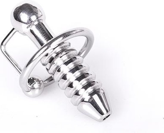 Torpedo Penis Plug RVS met ribbels Ø 32 mm | bol