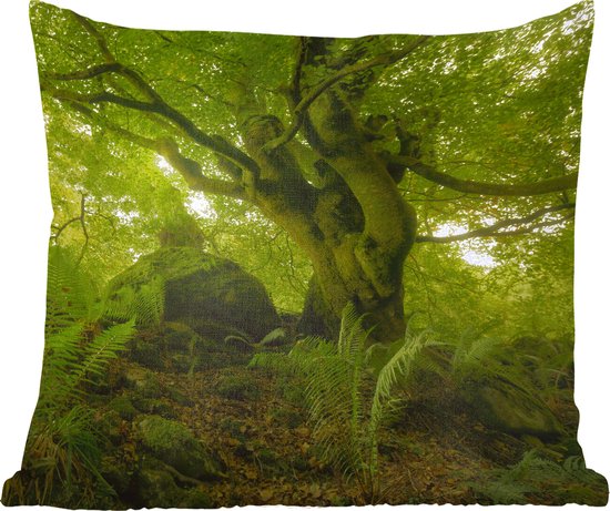 Sierkussen - Duister Bos - Multicolor - 40 Cm X 40 Cm | bol