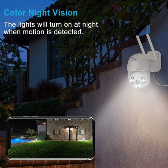 Bewakingscamera 4MP WiFi Bewakingscamera Buiten PoE CCTV IP Security Camera met... | bol