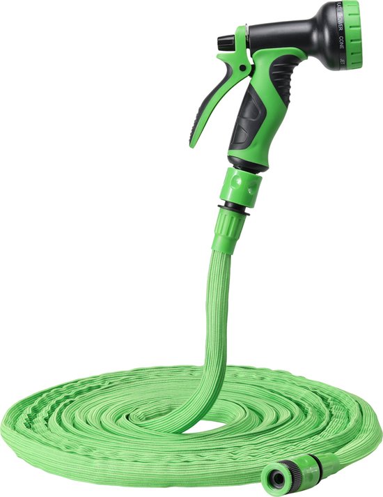 Navaris flexibele tuinslang 7,5 tot 15 meter - Rekbare waterslang ...