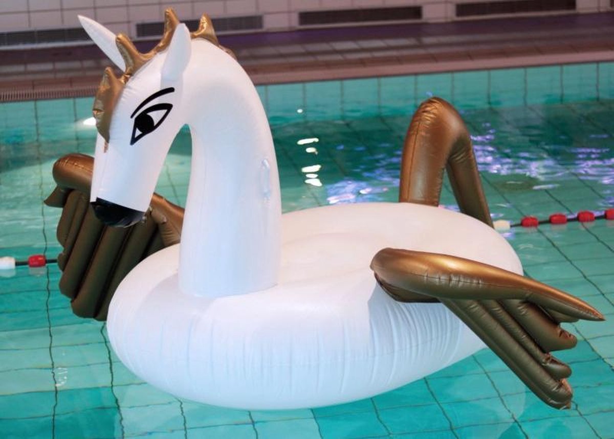 Inflatable Pegasus XXL|Opblaasfiguur|Waterspeelgoed|Eenhoorn vleugels ...