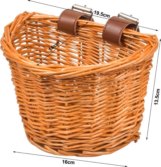 Equivera Fietsbak - Fietsmand - Fietskrat - Fiets Mand - Fietsmanden ...