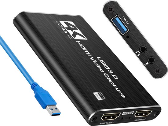 Lexium Capture card 4K - Game Capture Card - Video Grabber - Video ...