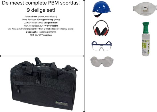 THT SAFETY PBM Sporttas 9 delig - Persoonlijke beschermingsmiddelen ...