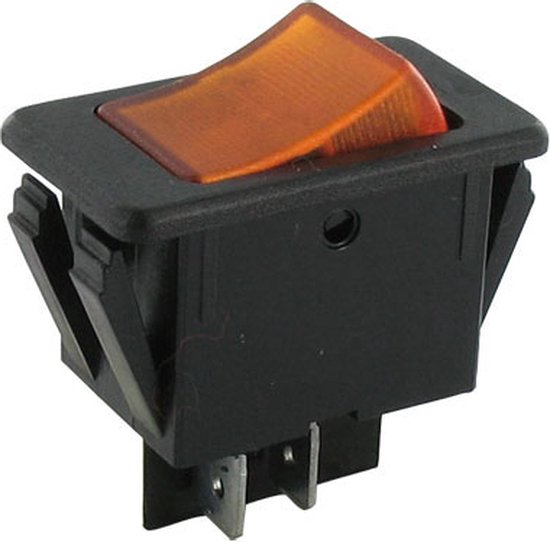 Wip schakelaar aan - uit amber 12V 20A | bol