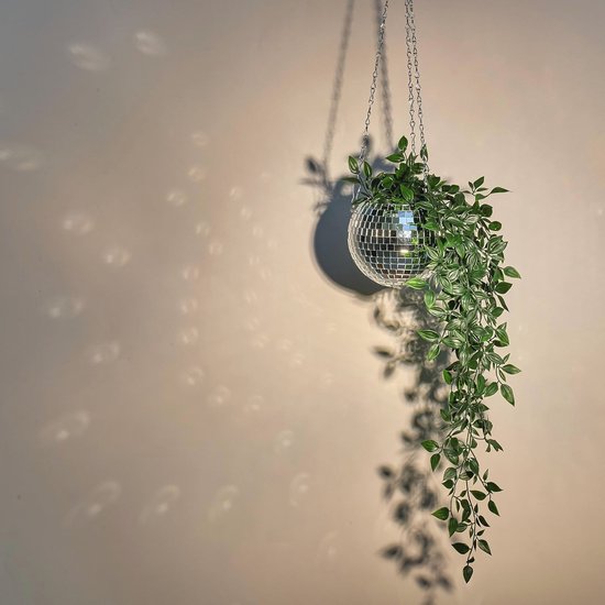 Discobal Plantenpot voor Binnen - Hangende Bloempot van Glas met ...
