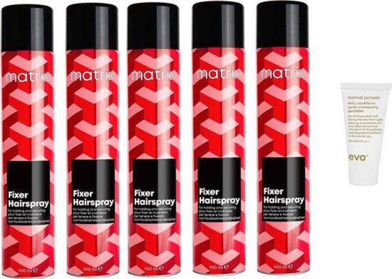 5 x Matrix Fixer Hairspray – Flexibele styling spray met een sterke ...