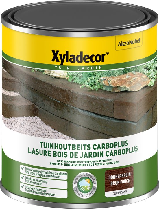 Xyladecor - Tuinhoutbeits Carboplus - Donkerbruin - 1 L | bol