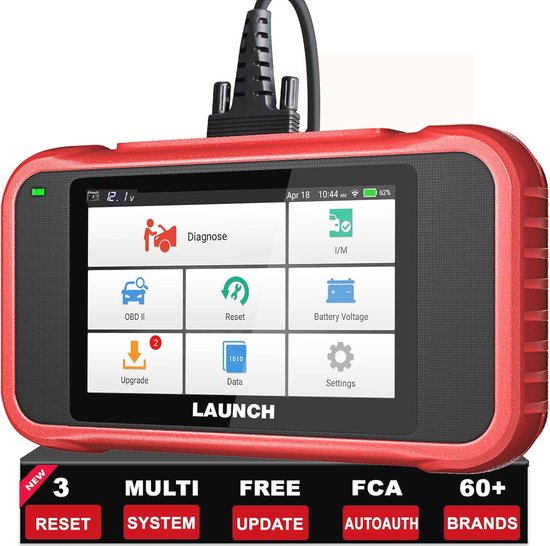 OBD2 Multibrand Auto Diagnose Scanner met 4 Systemen en 7 Reset ...