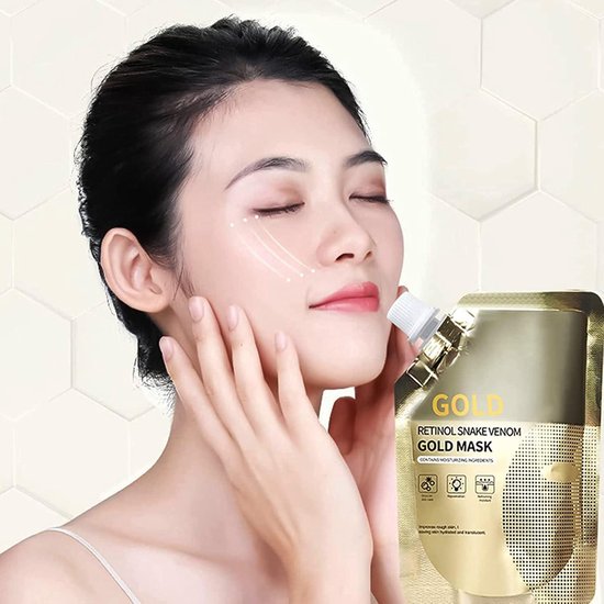 Gold Mask verstevigend gezichtsmasker - anti-aging - verjongend peel ...