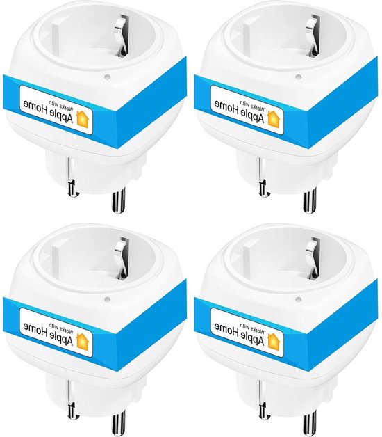 Mini Smart stopcontact (type F) wifi-stopcontacten - 4 stuks ...