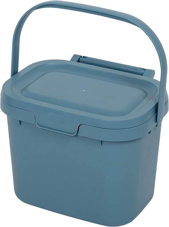 45 liter Air Blue Kitchen Food Waste Compost Caddy Bin - Everyday Use | bol