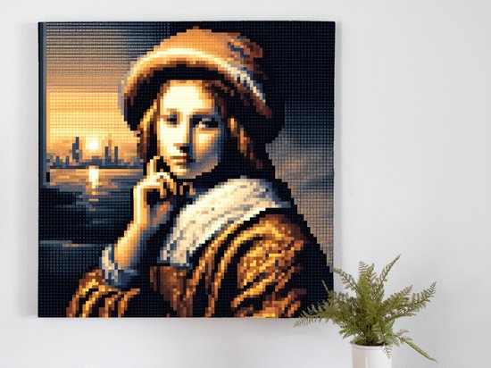 Pixel art rembrandt schilderij | De digitale meester: Rembrandt ...