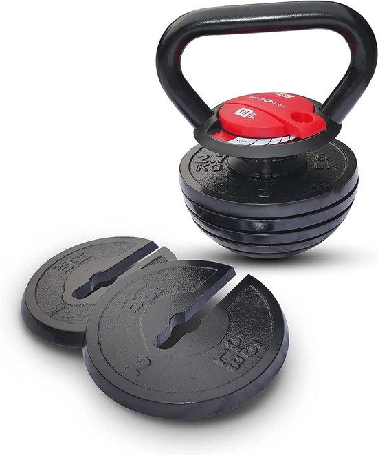 Verstelbare Kettlebell voor Thuistraining - 7-in-1 Gewichten voor ...