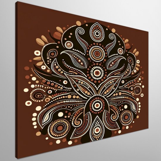 Doodle aboriginal schilderij | Spontaneous Indigenous Masterpiece: A ...