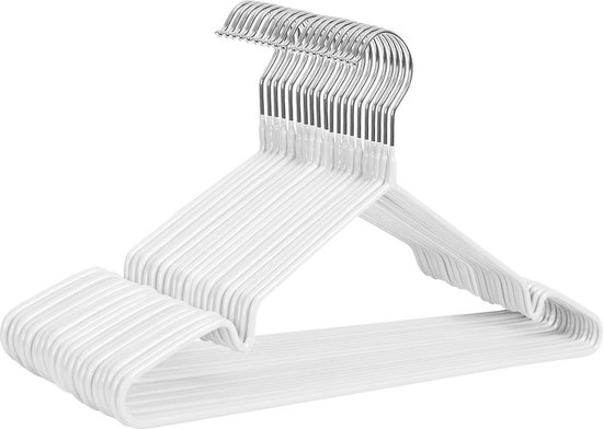 20 stuks Metalen hanger voor hemden-shirts-jurken-topjes - PVC coating ...