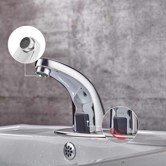 Automatische Infrarood Sensor Tap - Touchless Sink Kraan met Control ...