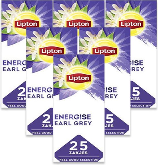 Lipton - Thee lipton energise earl g 25x1.5gr | Pak a 25 stuk | 6 stuks ...