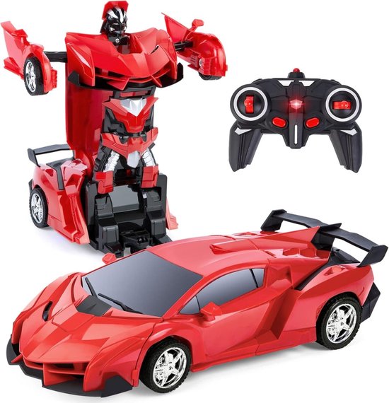 Jojoy 2-in-1 RC Auto en Robot – Bestuurbare Auto met Afstandsbediening ...