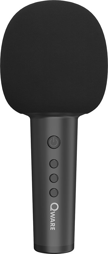 Qware - karaoke microfoon zwart | bol