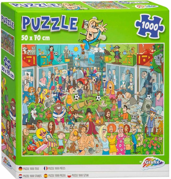 Grafix Comic Puzzel Winkelcentrum 1000 | bol