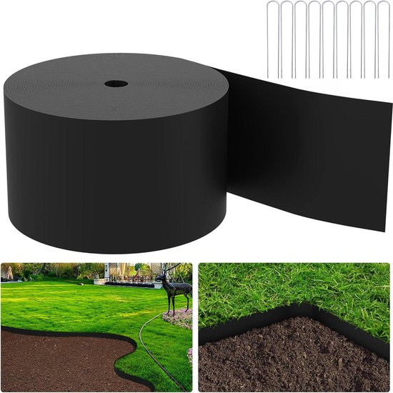 Flexibele gazonrand - afbakening gazon - gazonbegrenzing - grondanker ...