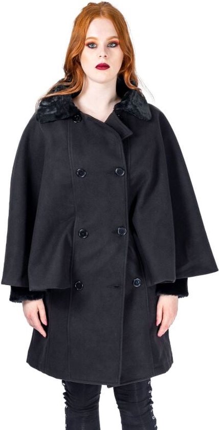 Rockabella Joilette Coat Lange jassen zwart S | bol