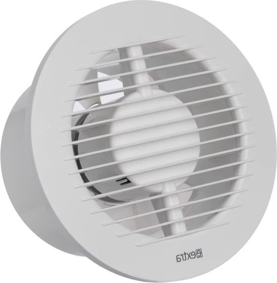 Badkamer Ventilator Stille Afzuigventilator Ø 125mm met Timer - Witte ...