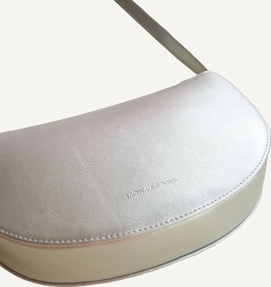 Monk and Anna Farou half moon bag hematite | bol