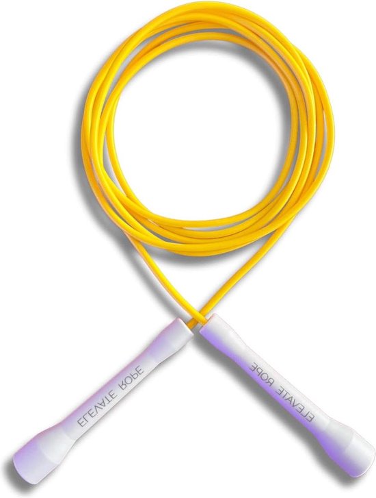 Professioneel Springtouw van Duurzaam PVC - Elevate Speed Rope MAX Geel ...
