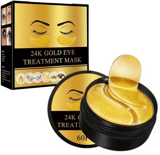 24K Gold Eye Treatment Mask Oogmasker | bol