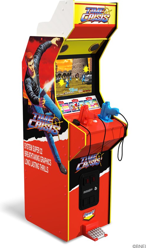Arcade1Up Time Crisis Deluxe Arcade Kast - Speel de Time Crisis Machine ...