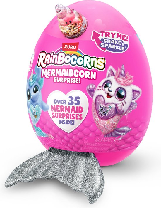 ZURU Rainbocorns Mermaidcorn Surprise - 28cm - Mermaid & Unicorn ...