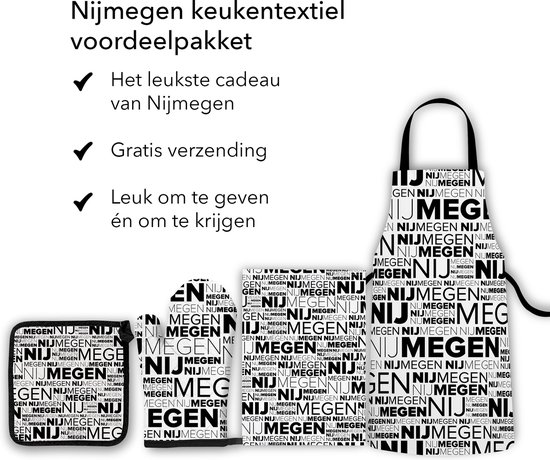Nijmegen keukentextiel voordeelpakket - Souvenirs Nederland | bol