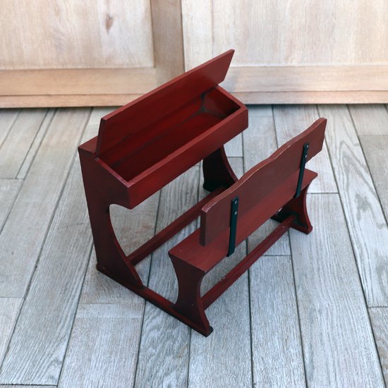 retro schoolbank decoratie kinderkamer (38x30)cm | bol