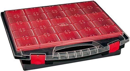 Assortimentsdoos 32 uitneembare vakken - 330 mm x 247 mm x 54 mm ...